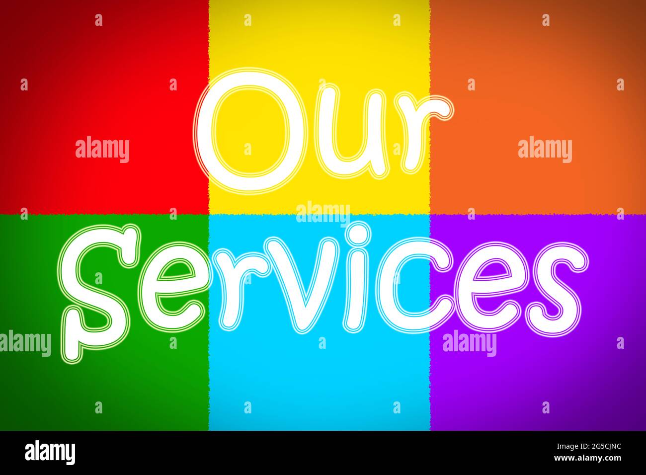 Our Services Concept text on background Stock Photo - Alamy