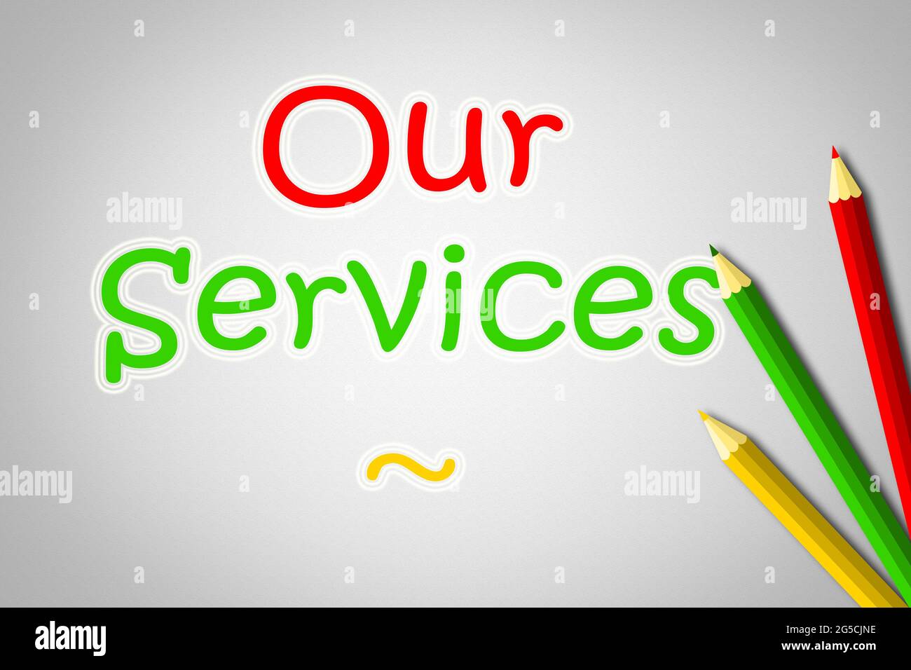 Our Services Concept text on background Stock Photo - Alamy