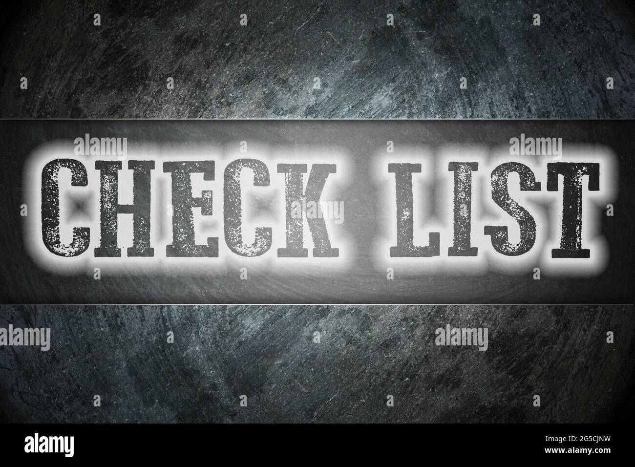 Checklist Concept text on background Stock Photo - Alamy