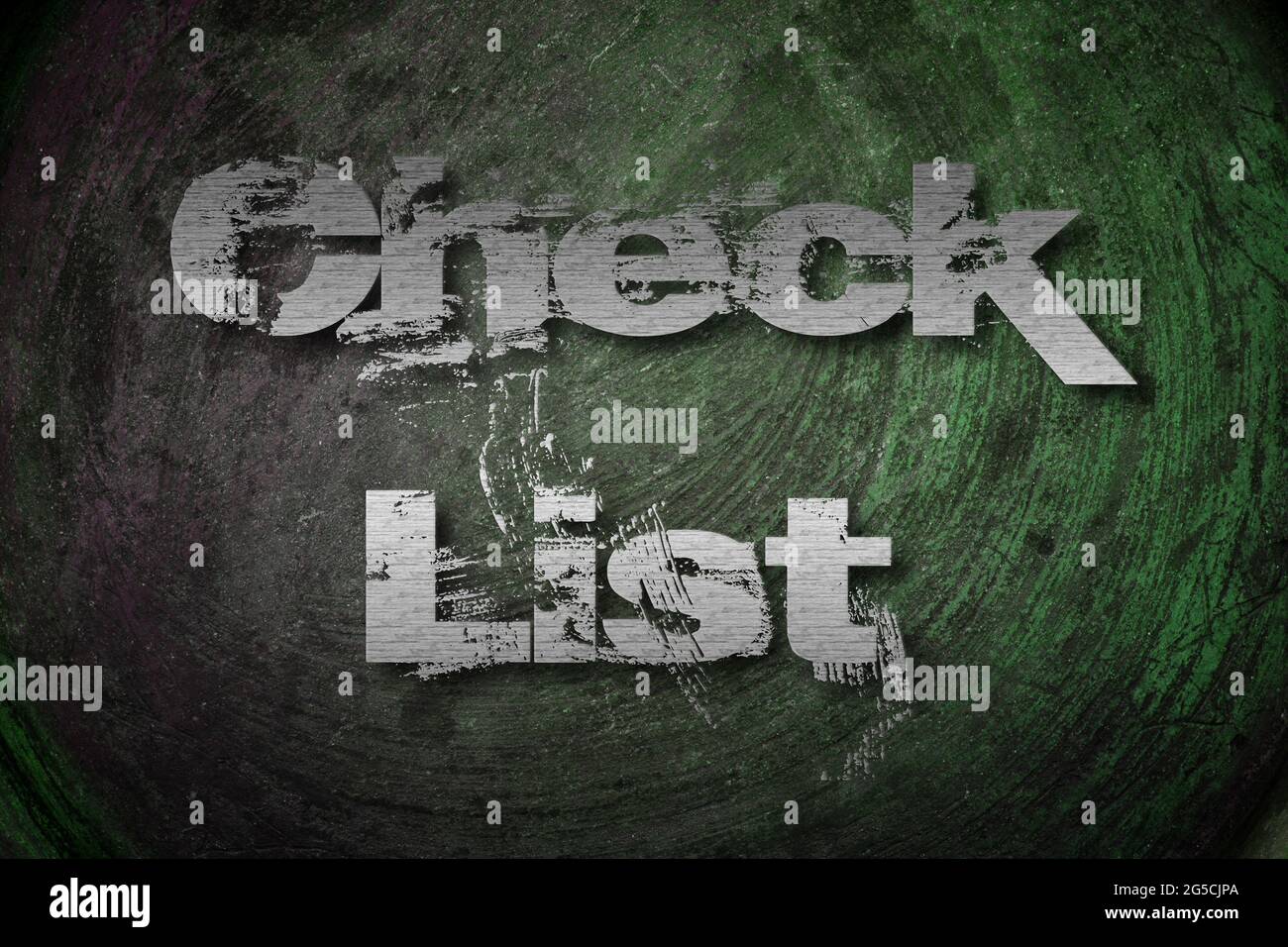 Checklist Concept text on background Stock Photo - Alamy