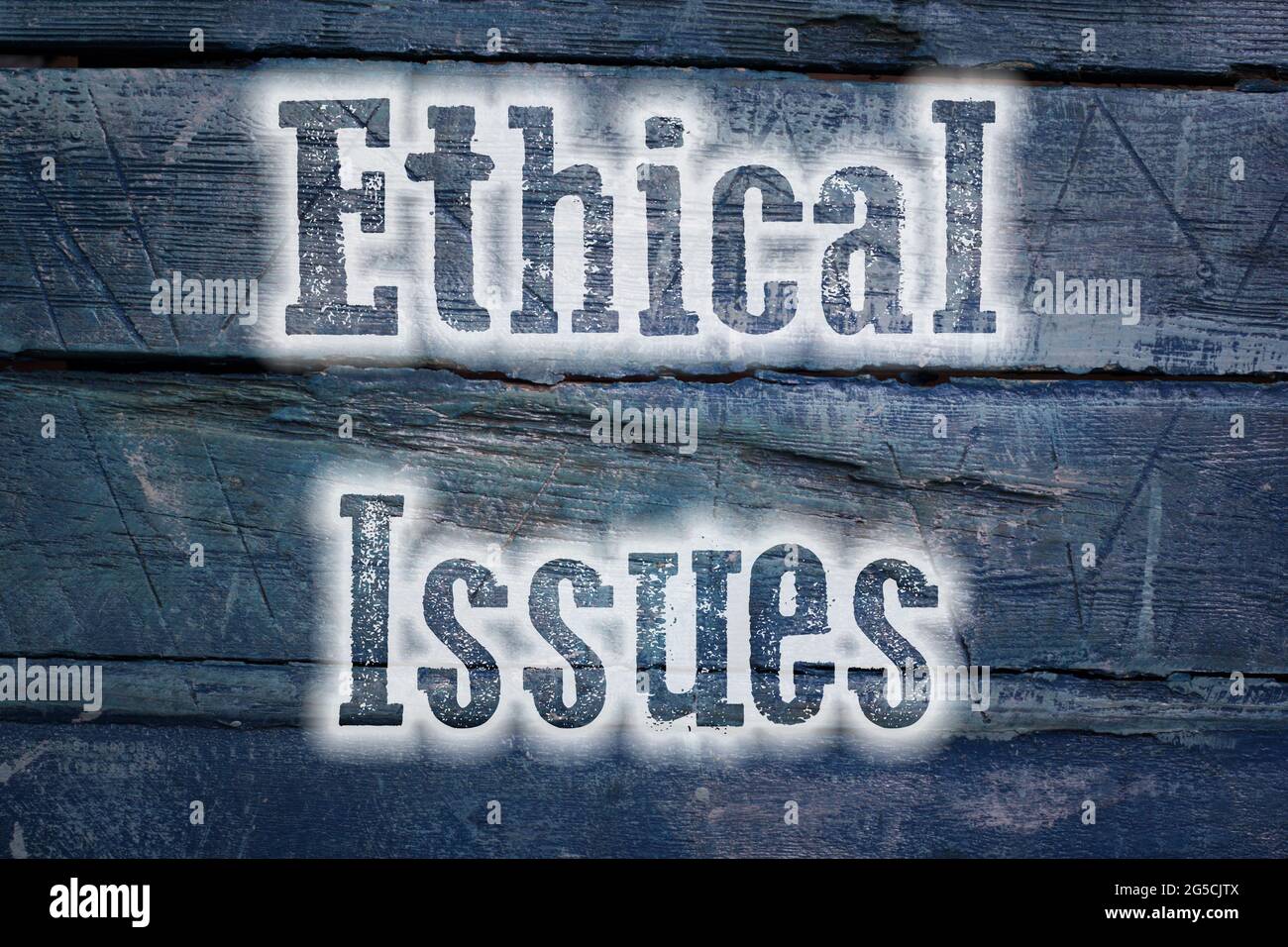 Ethical Issues Concept text on background Stock Photo - Alamy
