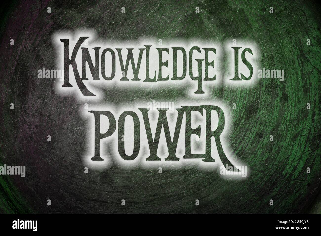Knowledge Is Power Concept text Stock Photo - Alamy