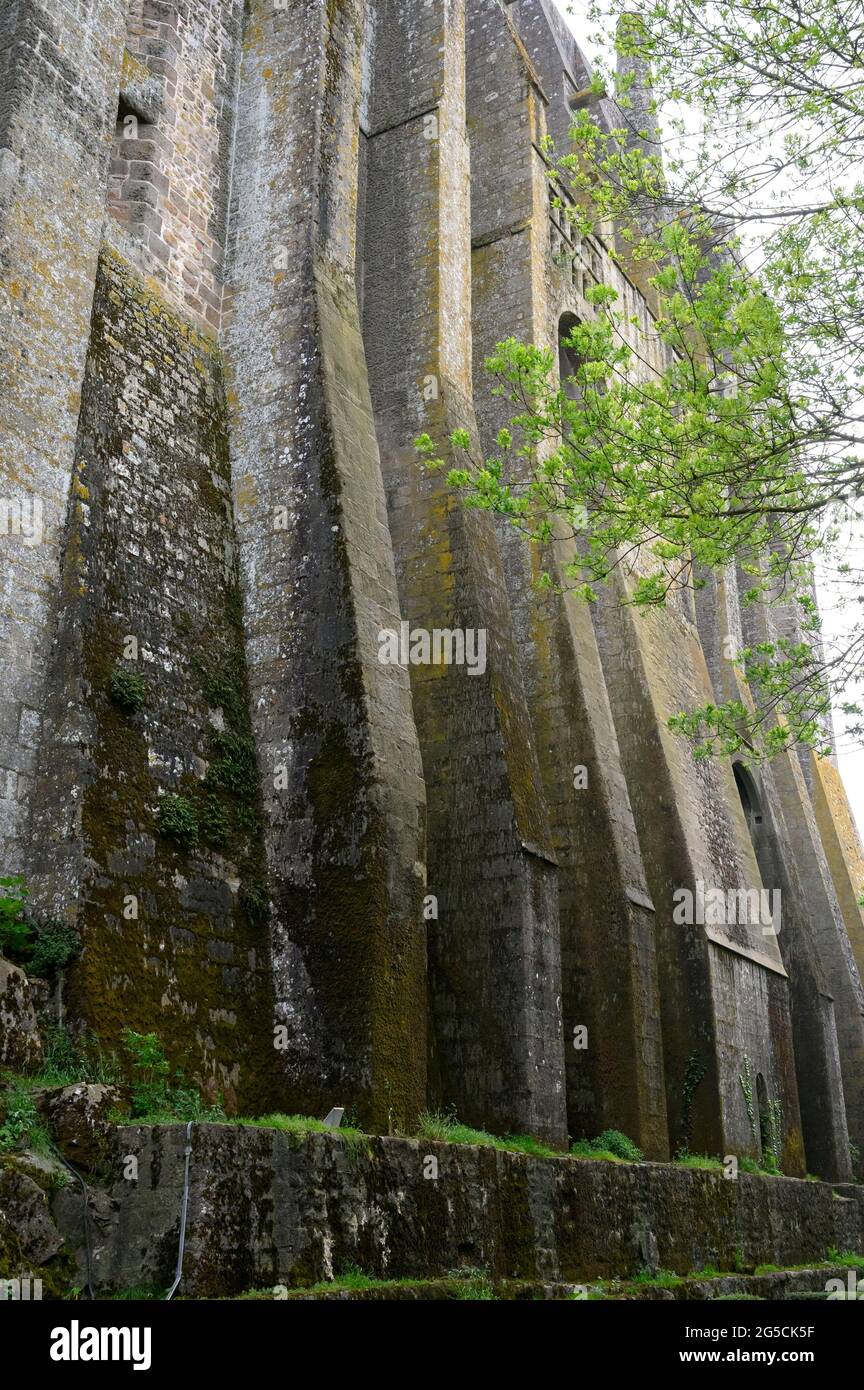 Fortifications of Saint-Michel Mount, Normandy, France Stock Photo - Alamy