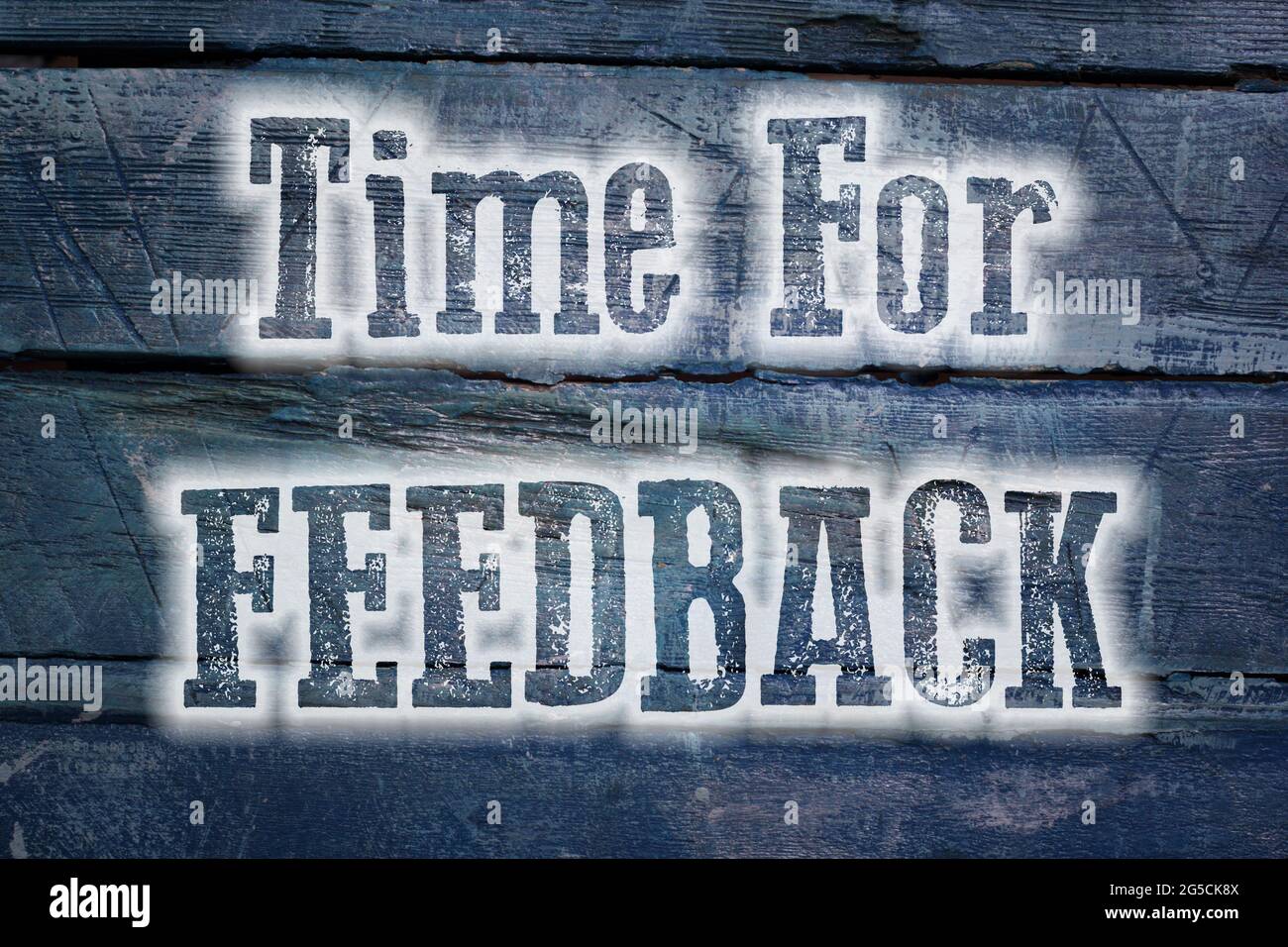 Time For Feedback Concept text on background Stock Photo - Alamy