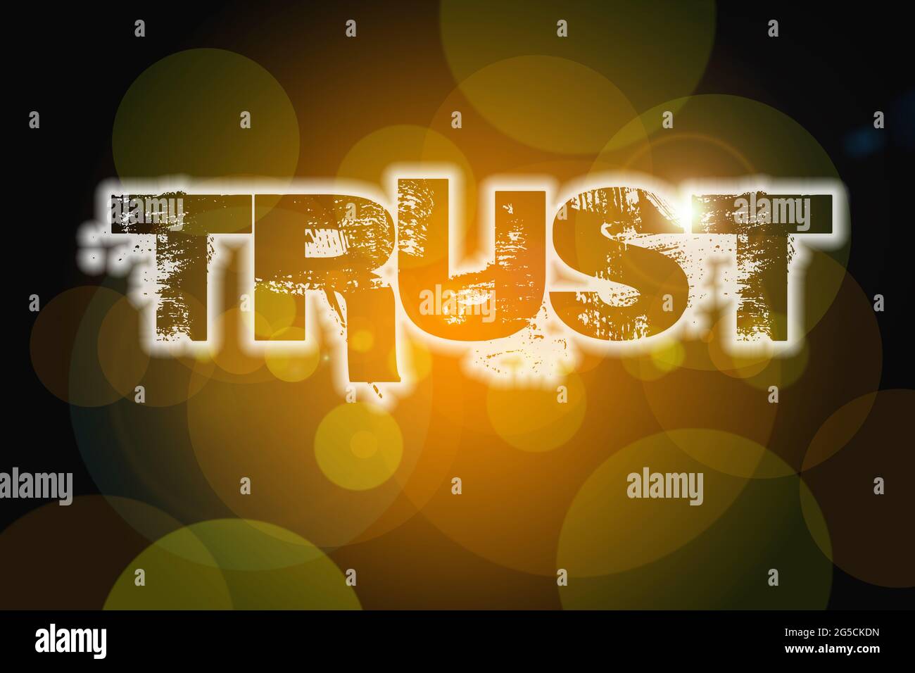 Trust Concept text on background Stock Photo - Alamy