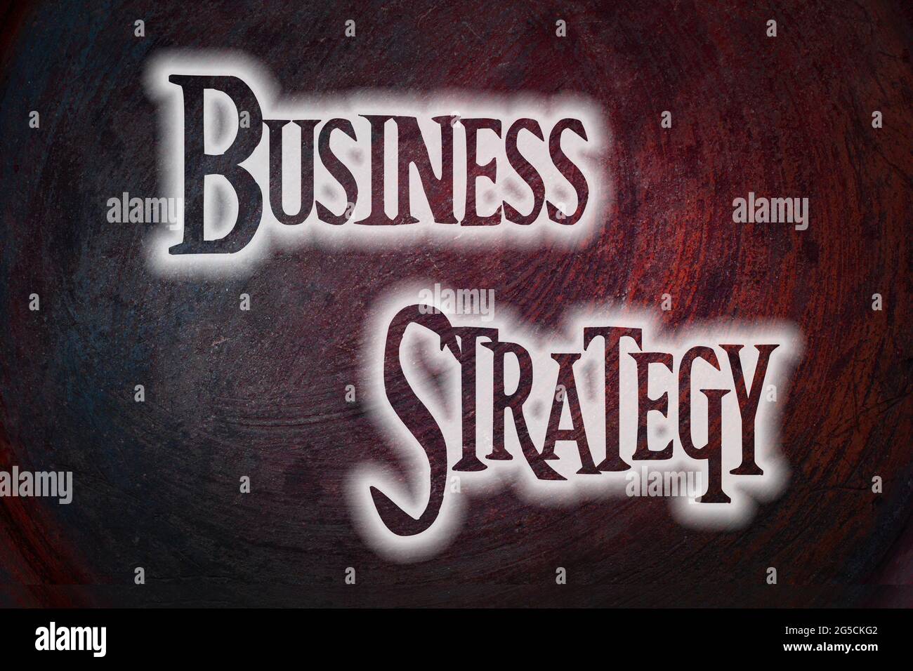 Business strategy Concept text on background Stock Photo - Alamy