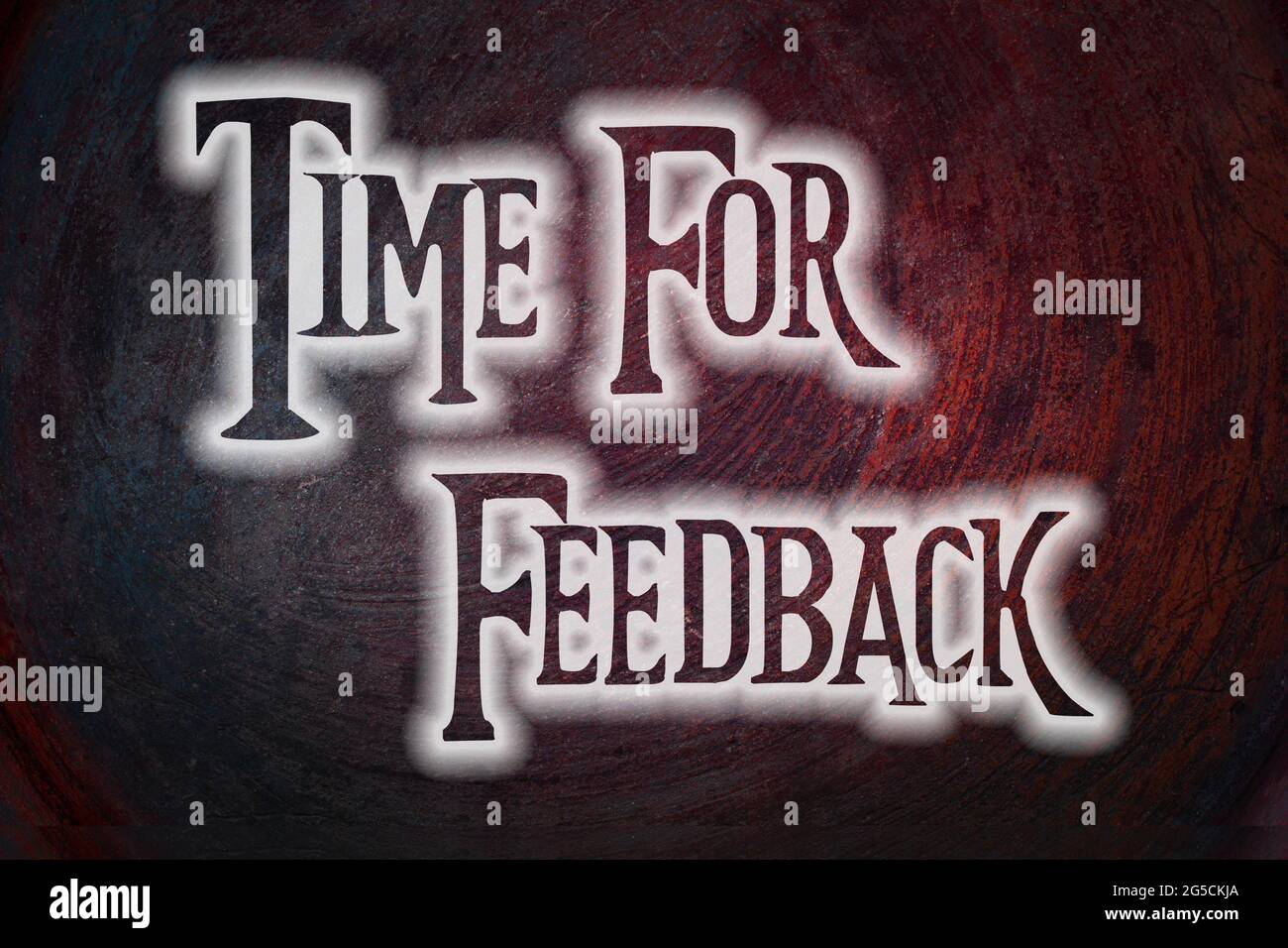 Time For Feedback Concept text Stock Photo - Alamy