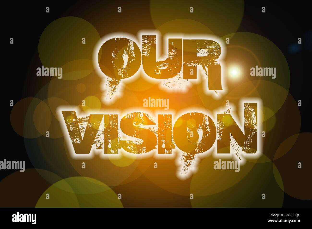 Our Vision concept text on background Stock Photo - Alamy