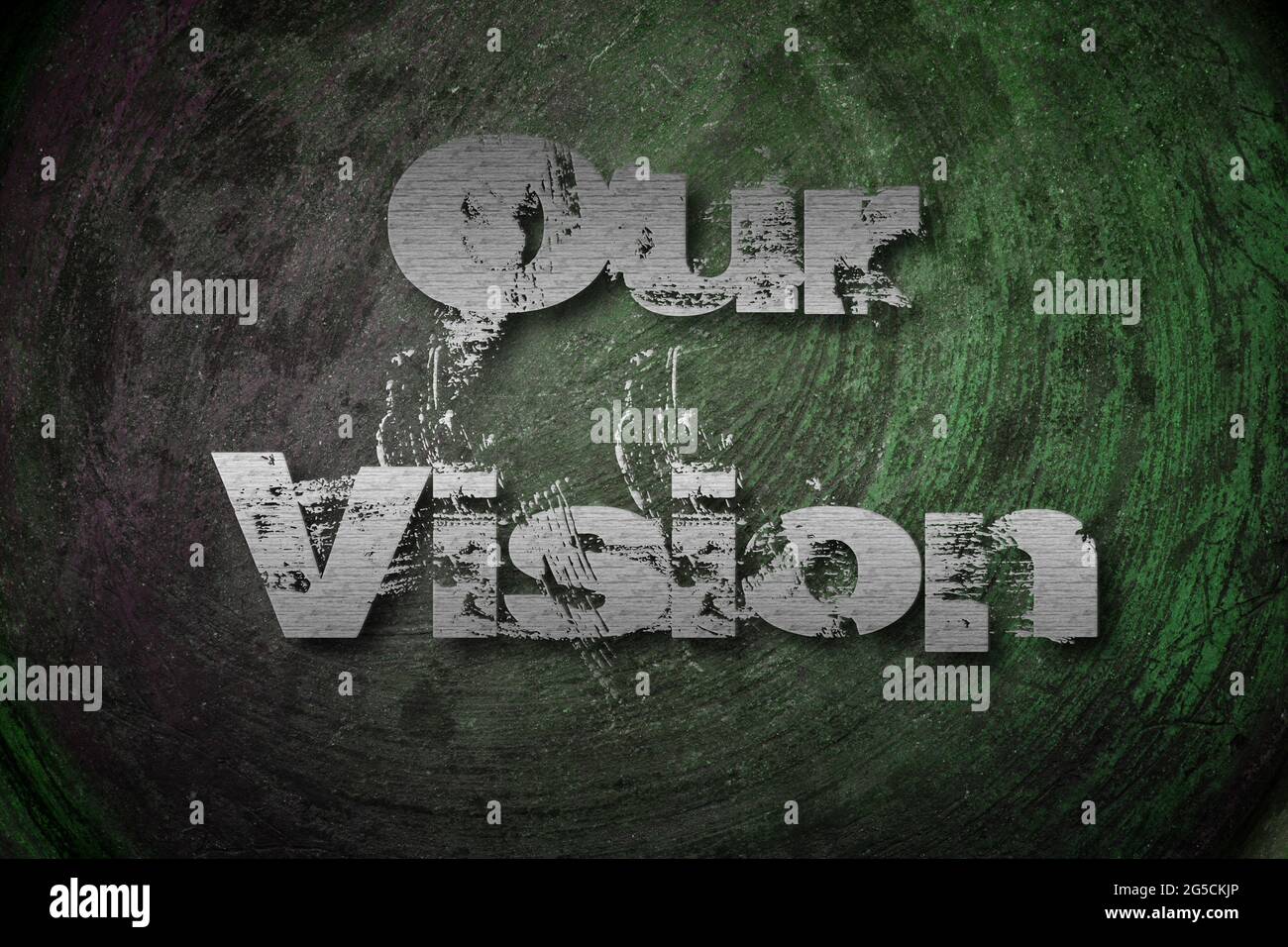 Our Vision concept text on background Stock Photo - Alamy