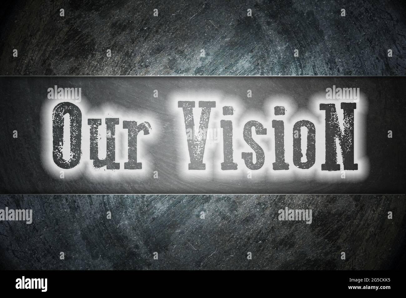 Our Vision concept text on background Stock Photo - Alamy