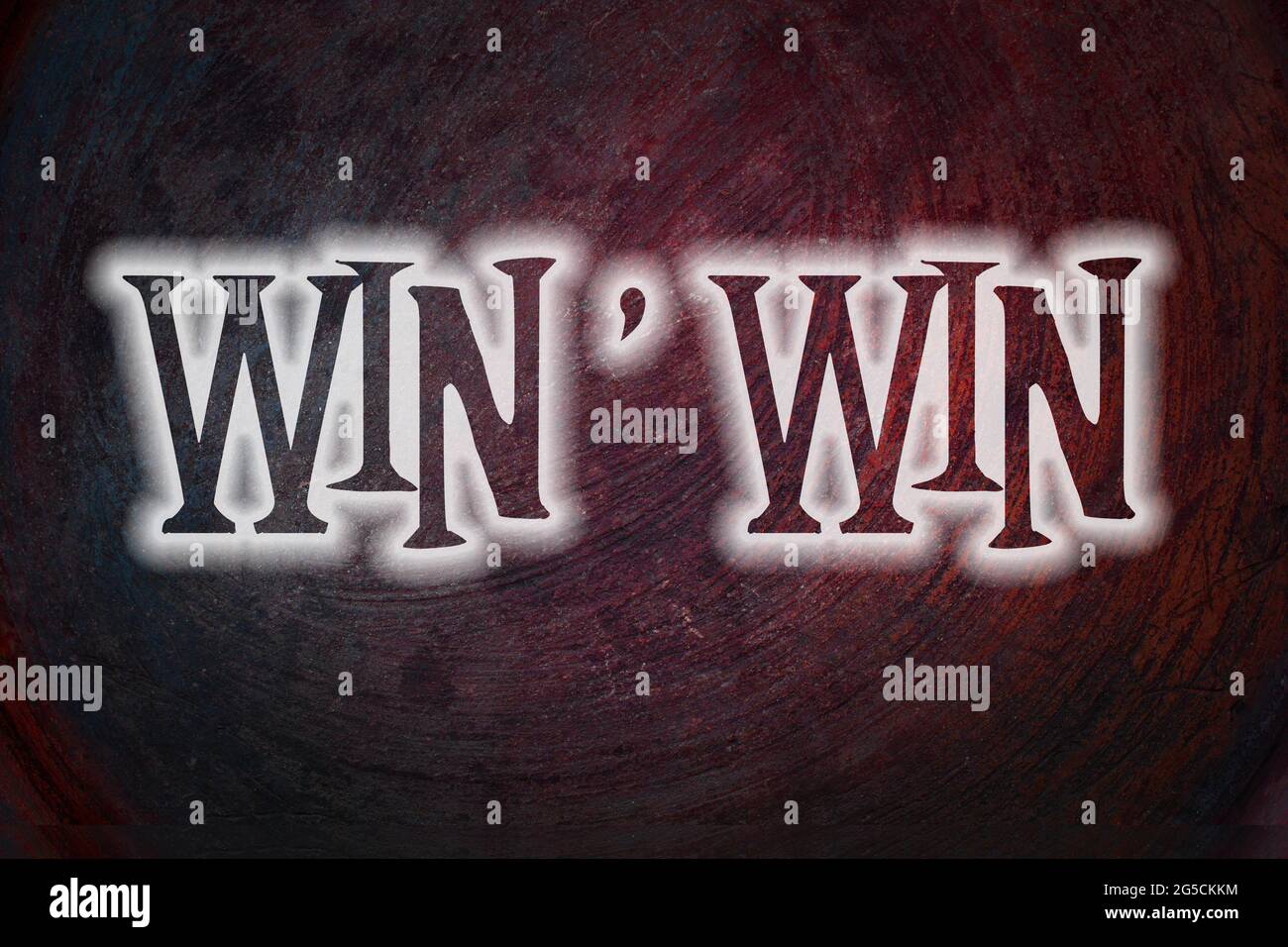 Win Win Concept text Stock Photo - Alamy