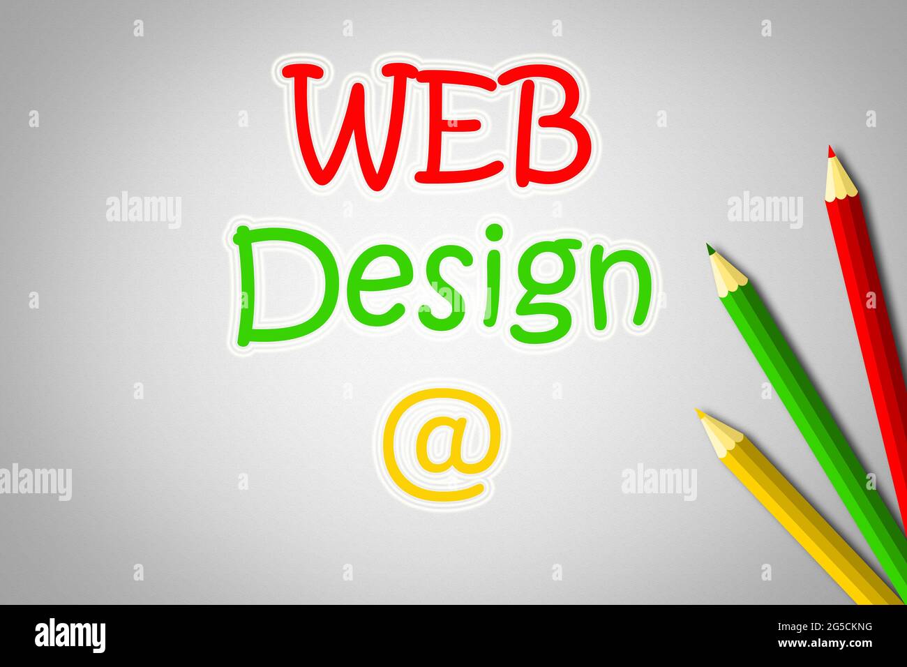 Web design concept text Stock Photo - Alamy