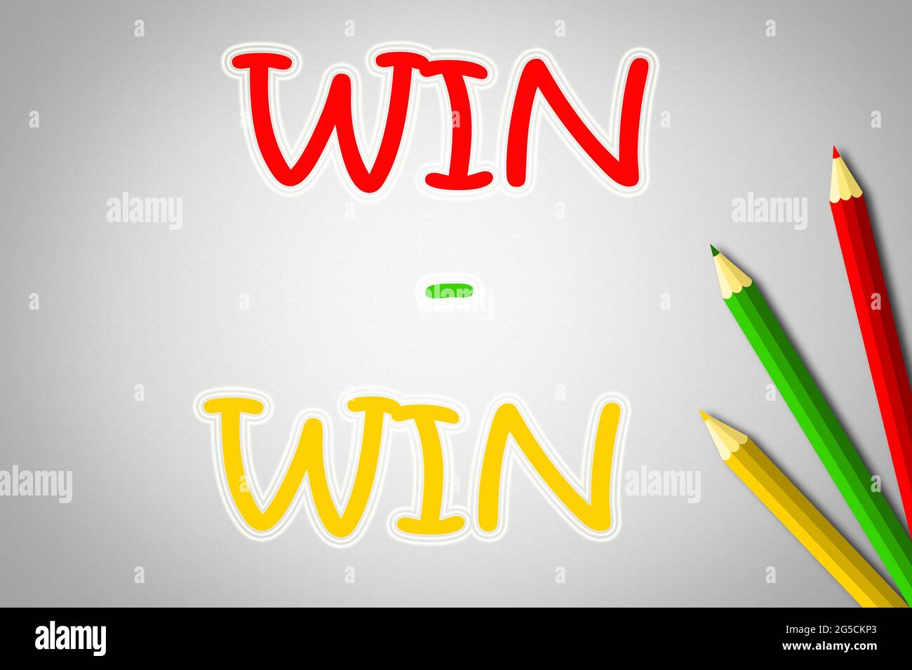 Win Win Concept text Stock Photo - Alamy