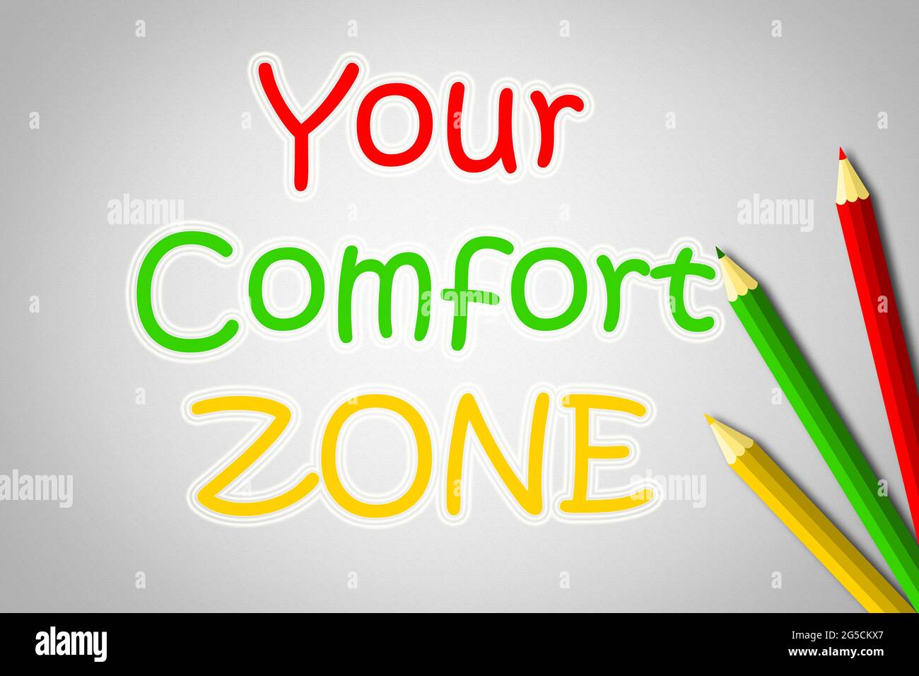 Comfort zone concept text hi-res stock photography and images - Alamy
