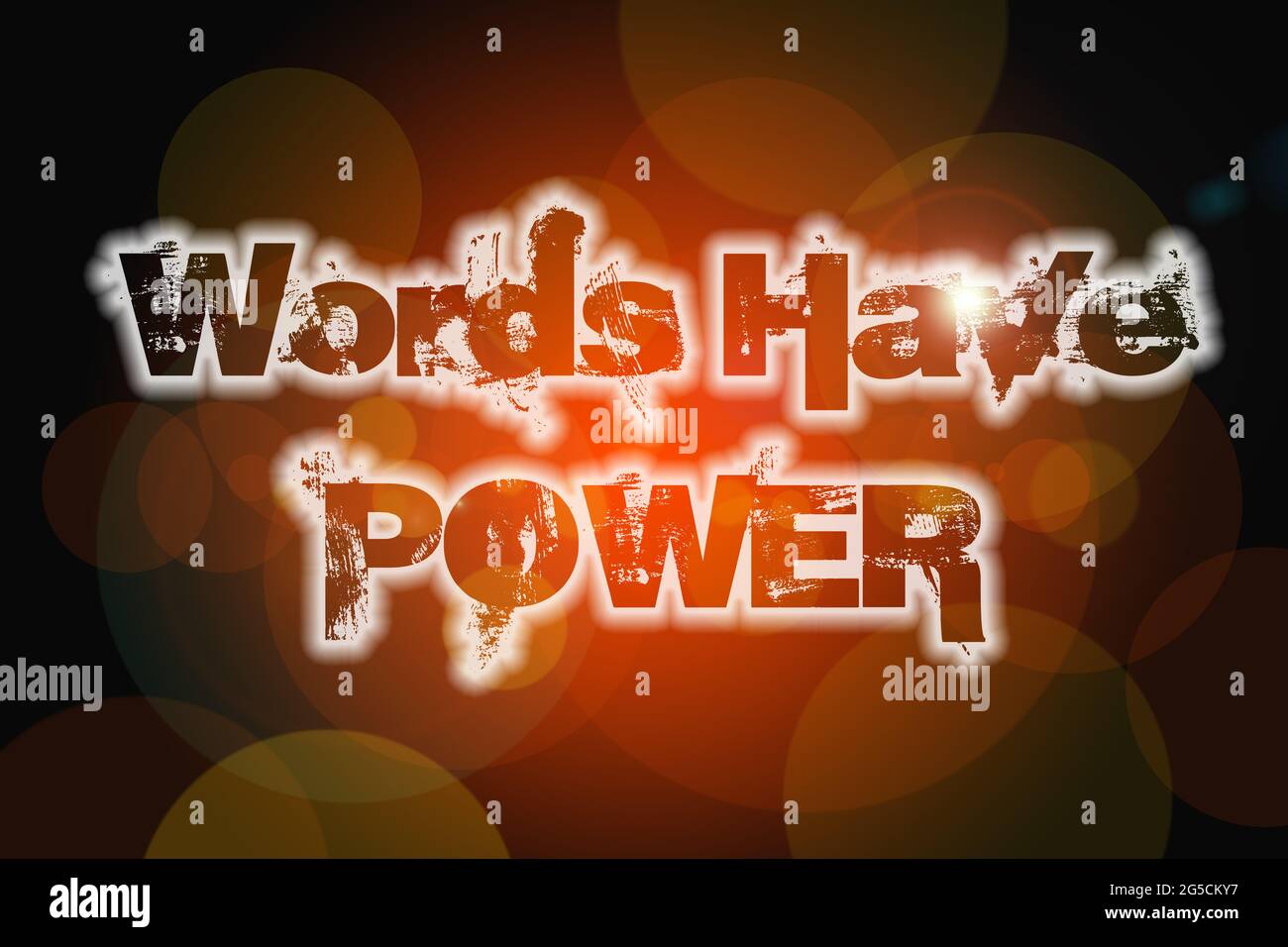 Words Have Power Concept text on background Stock Photo - Alamy