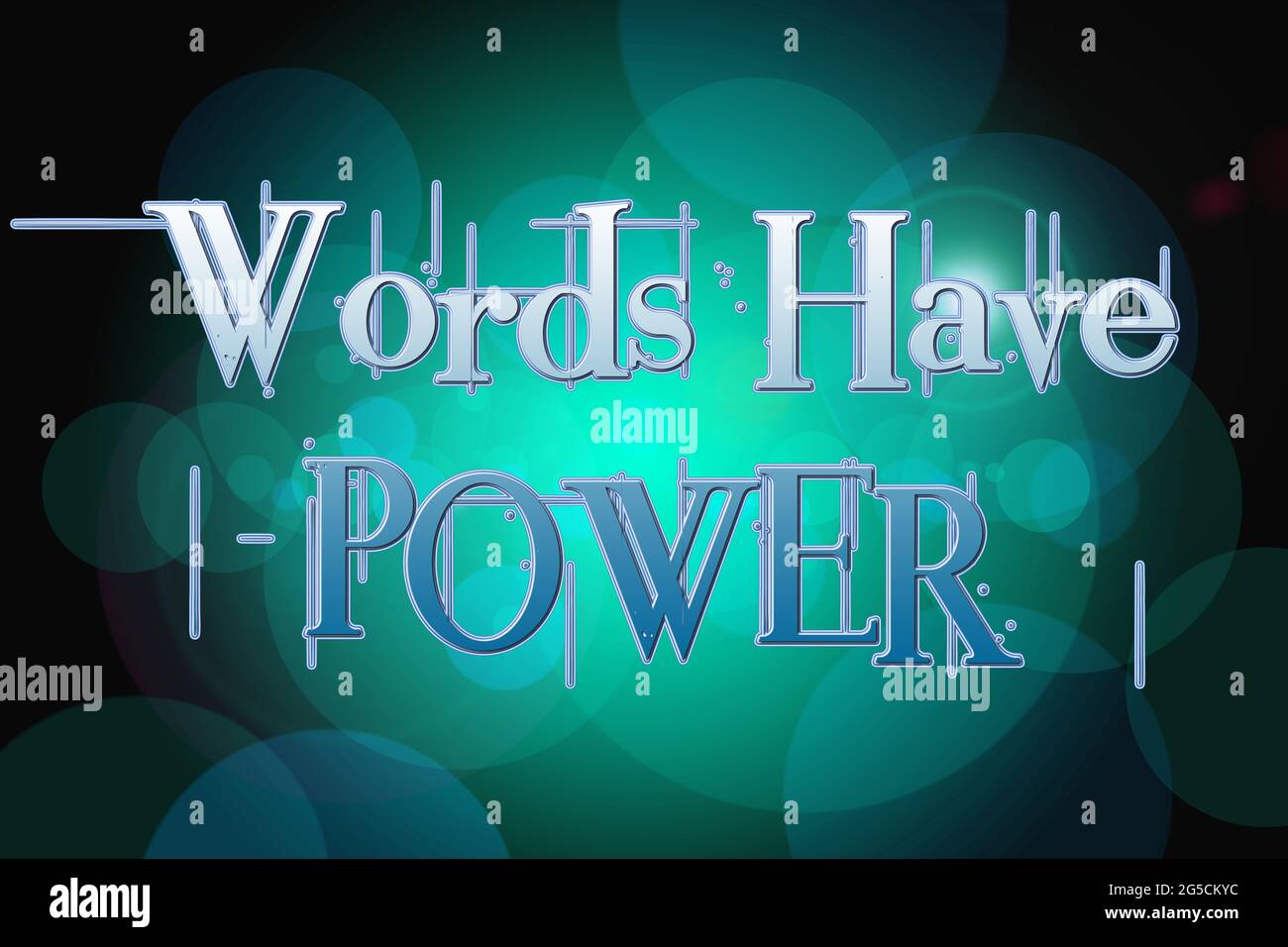 Words Have Power Concept text on background Stock Photo - Alamy