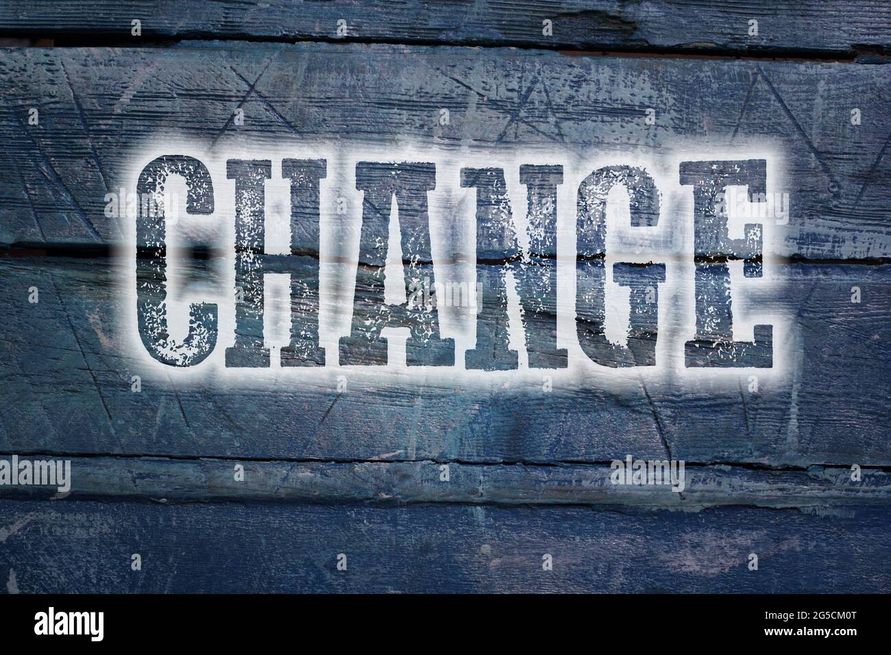 Change Concept text on background Stock Photo - Alamy