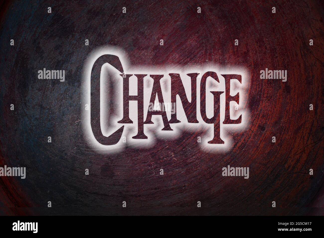Change Concept text on background Stock Photo - Alamy