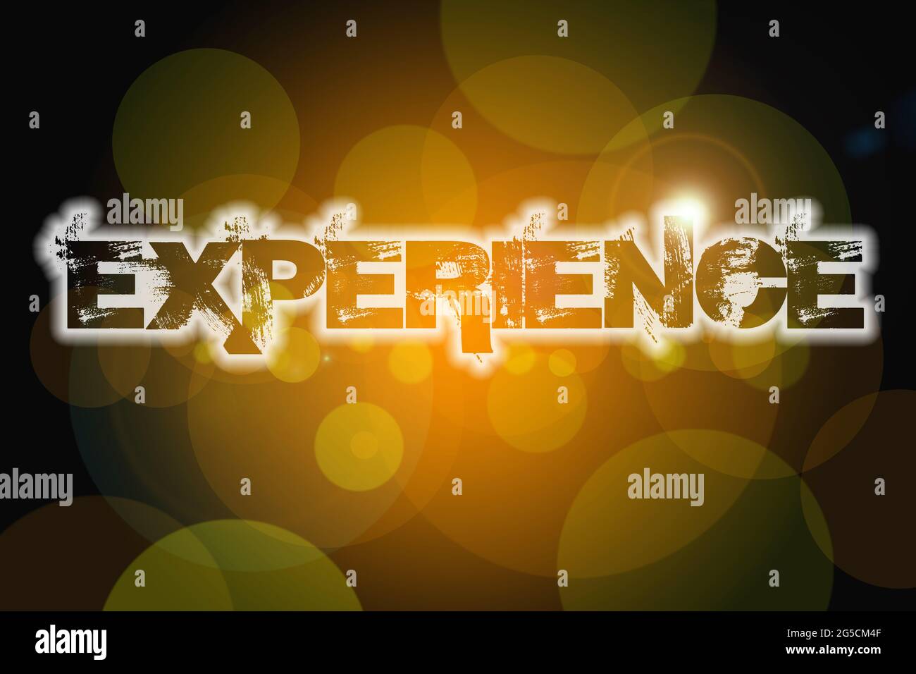 Experience Concept text on background Stock Photo - Alamy
