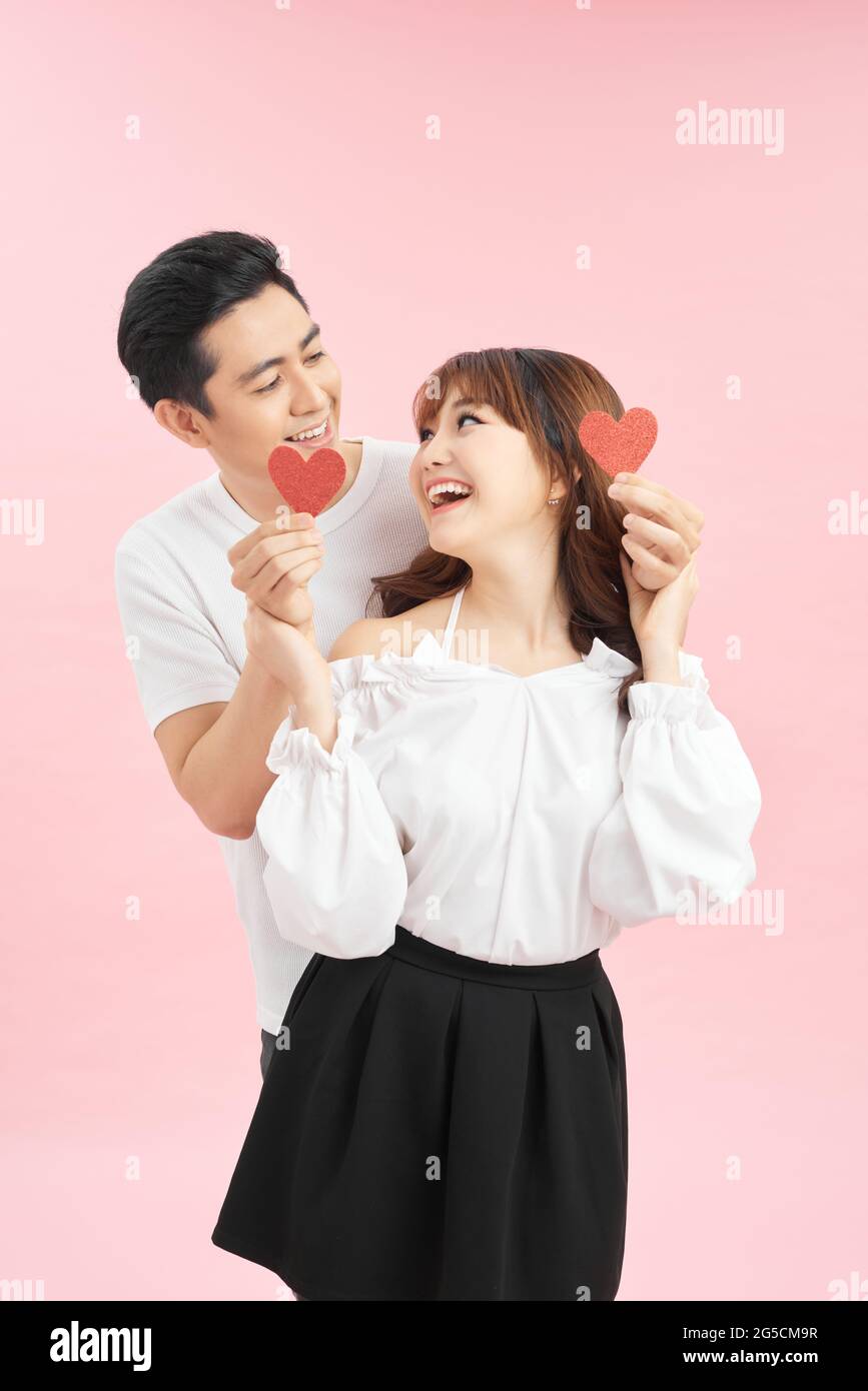 Portrait of his he her she nice attractive lovely funny funky cheerful ...