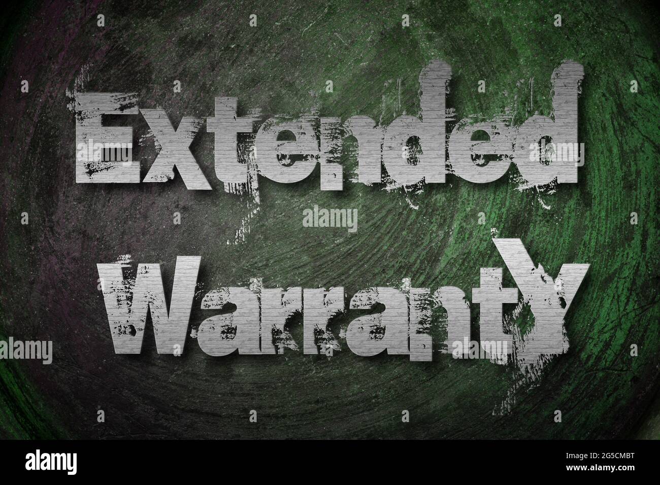 Extended Warranty Concept text Stock Photo - Alamy