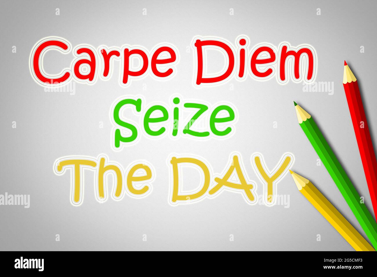Carpe Diem Concept text Stock Photo - Alamy