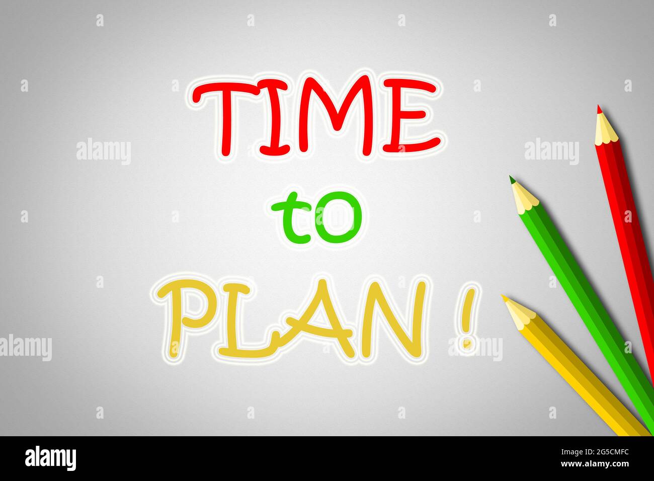 Time To Plan Concept text Stock Photo - Alamy