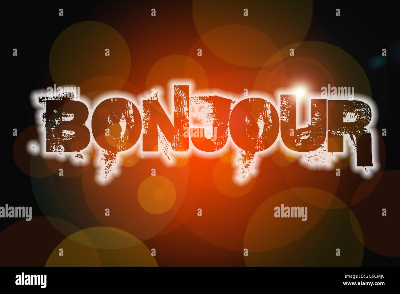 Bonjour background hi-res stock photography and images - Alamy