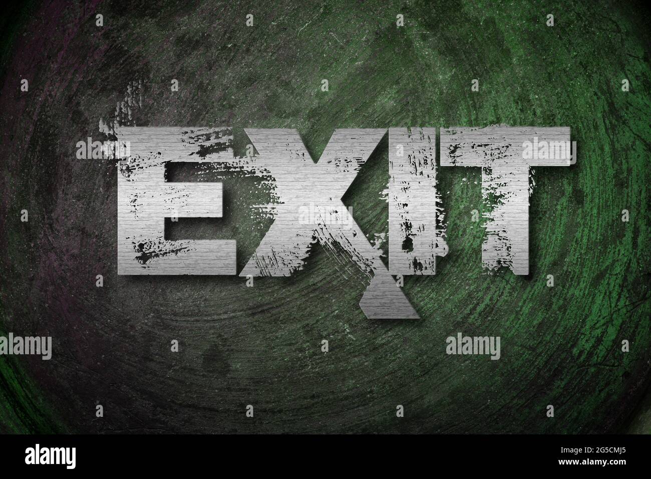 Exit Concept text on background Stock Photo - Alamy