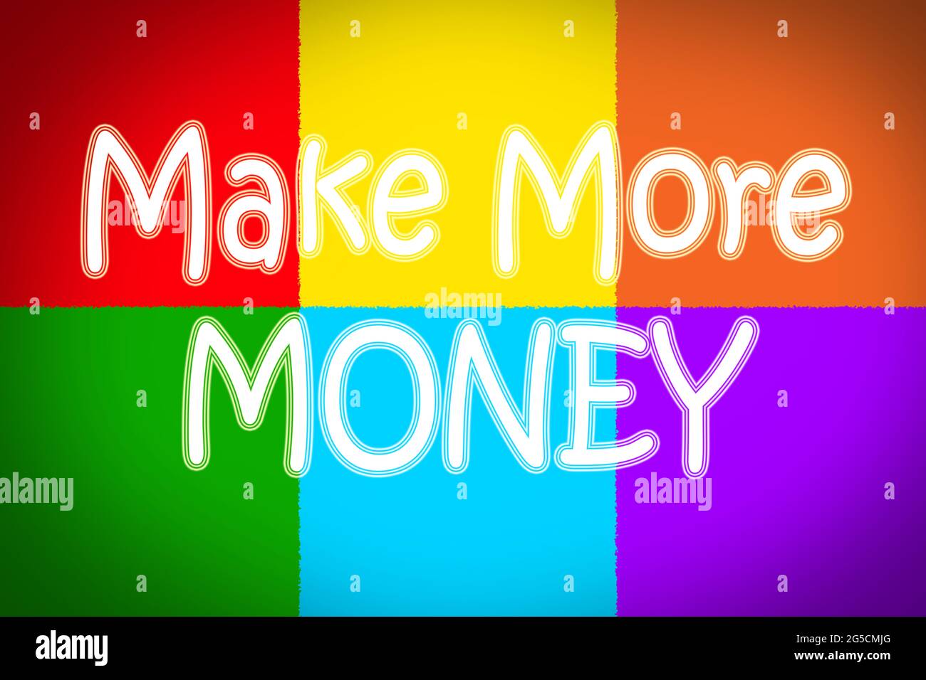 Make More Money Concept text on background Stock Photo - Alamy