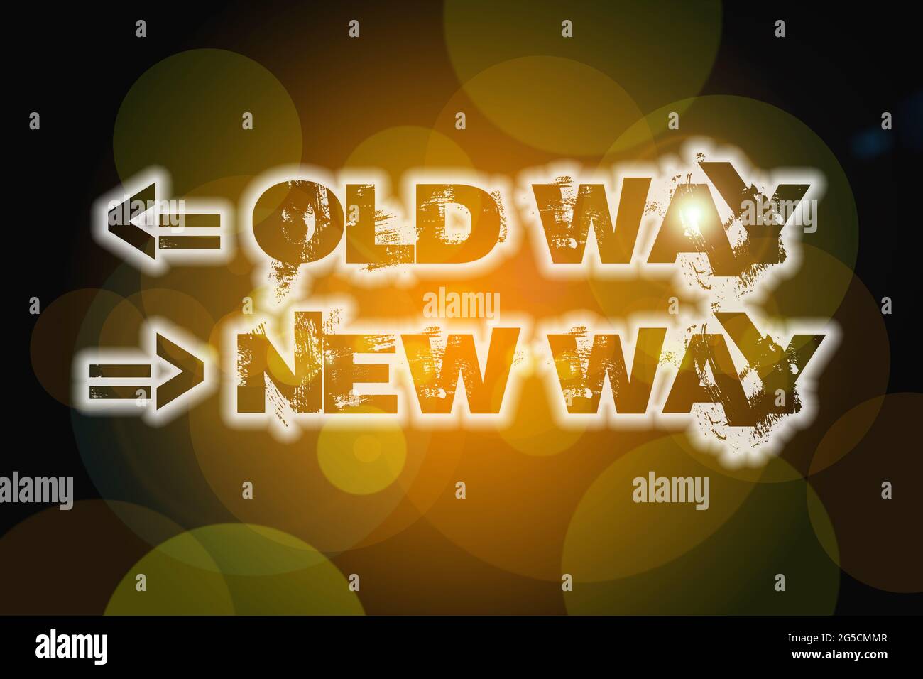 New way concept hi-res stock photography and images - Alamy