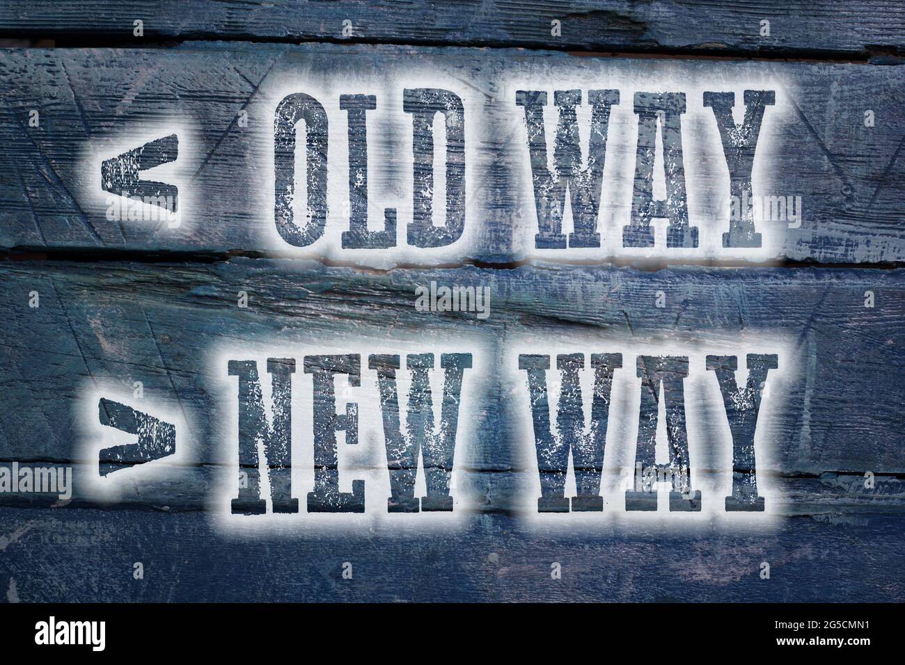 New way concept hi-res stock photography and images - Alamy