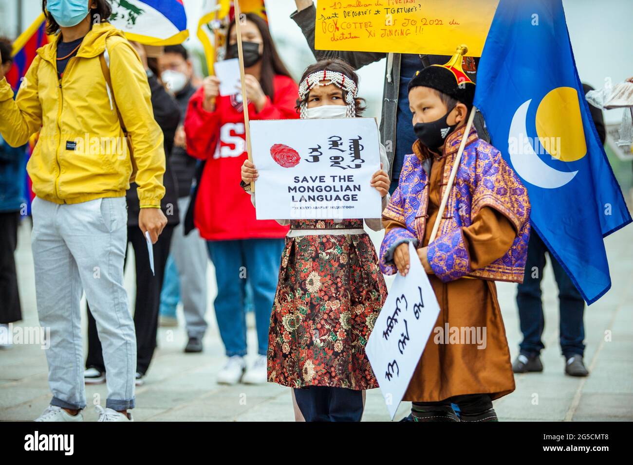 Uyghur protest china hi-res stock photography and images - Alamy