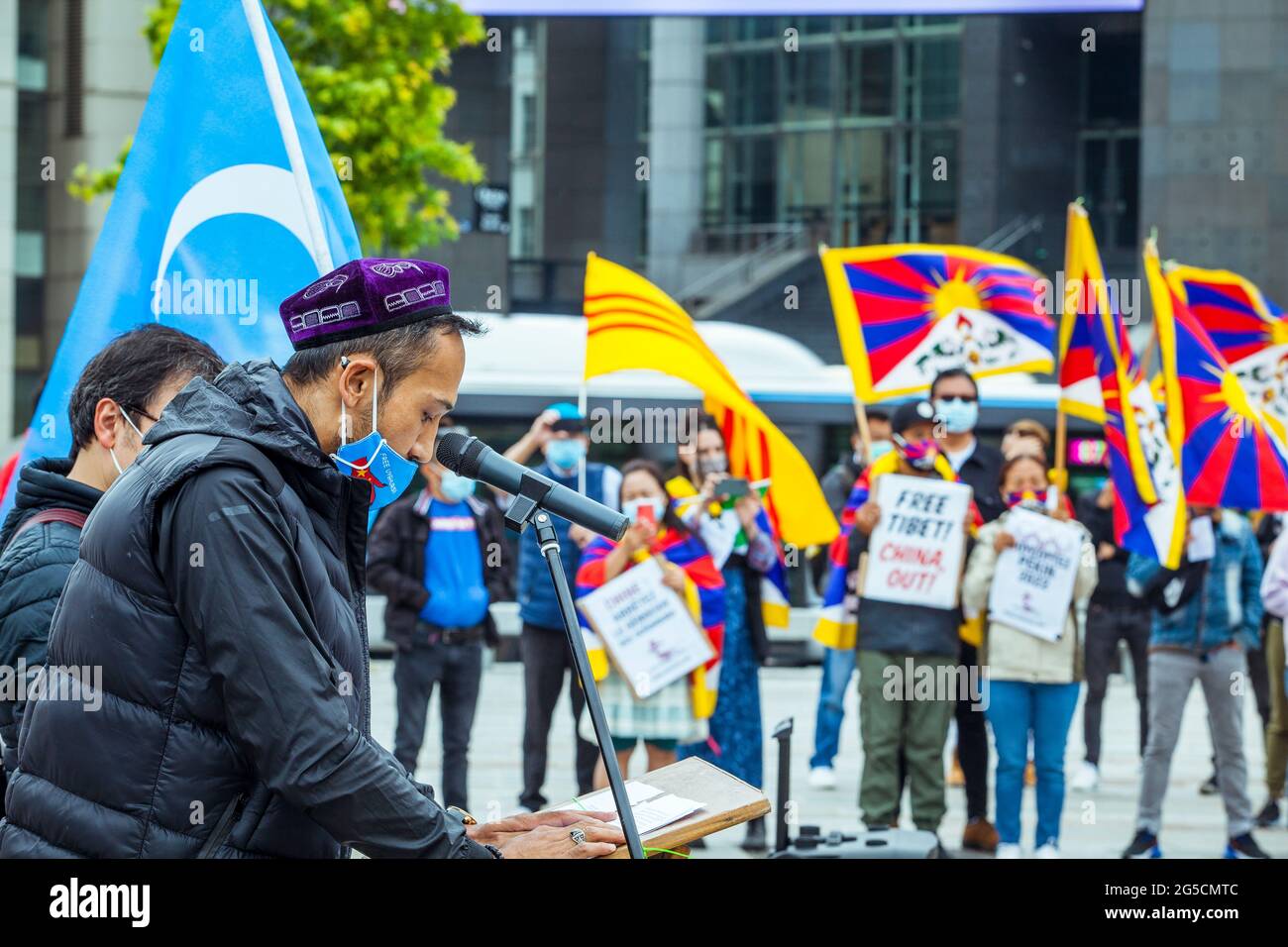Tibetan protest china hi-res stock photography and images - Alamy