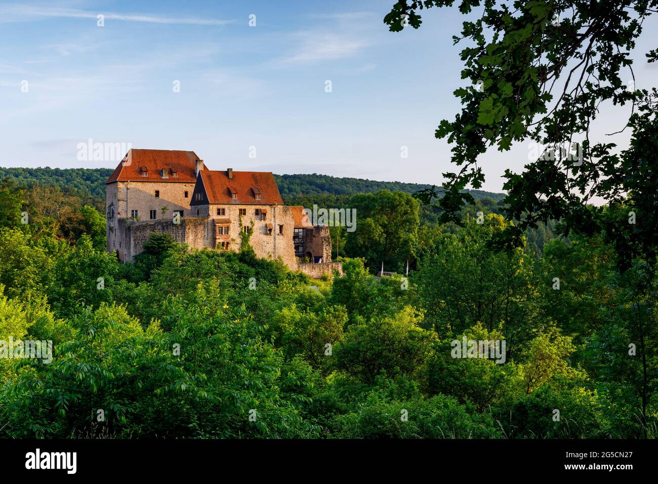 The castle of Tannenburg at Nentershausen in Hesse Stock Photo - Alamy