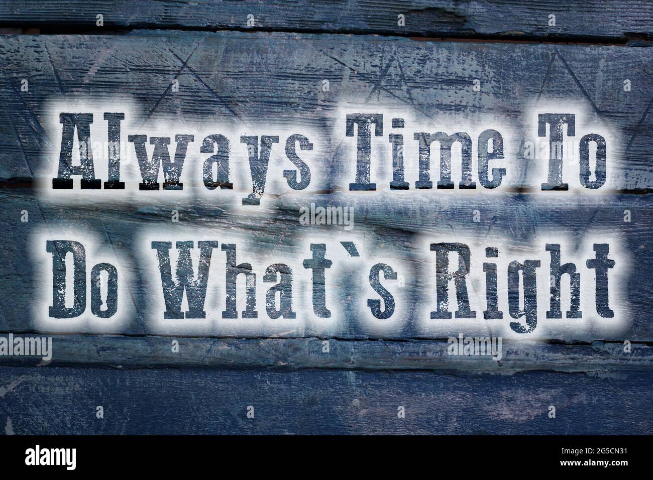 Always Time To Do What's Right Concept text on background Stock Photo ...