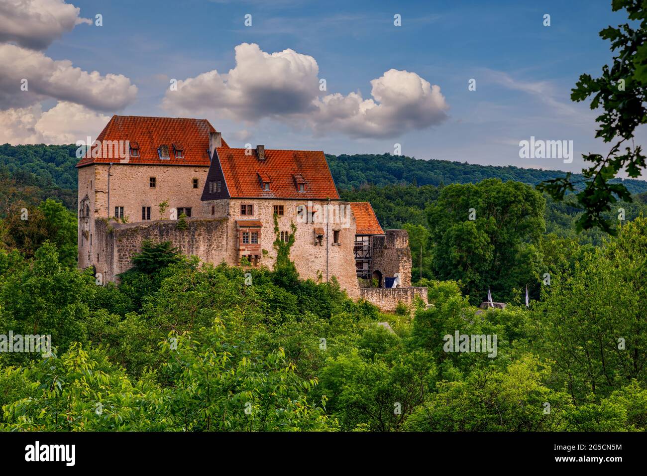 The castle of Tannenburg at Nentershausen in Hesse Stock Photo - Alamy