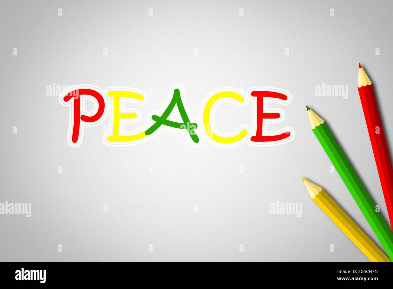 Peace text onl blackboard Stock Photo - Alamy