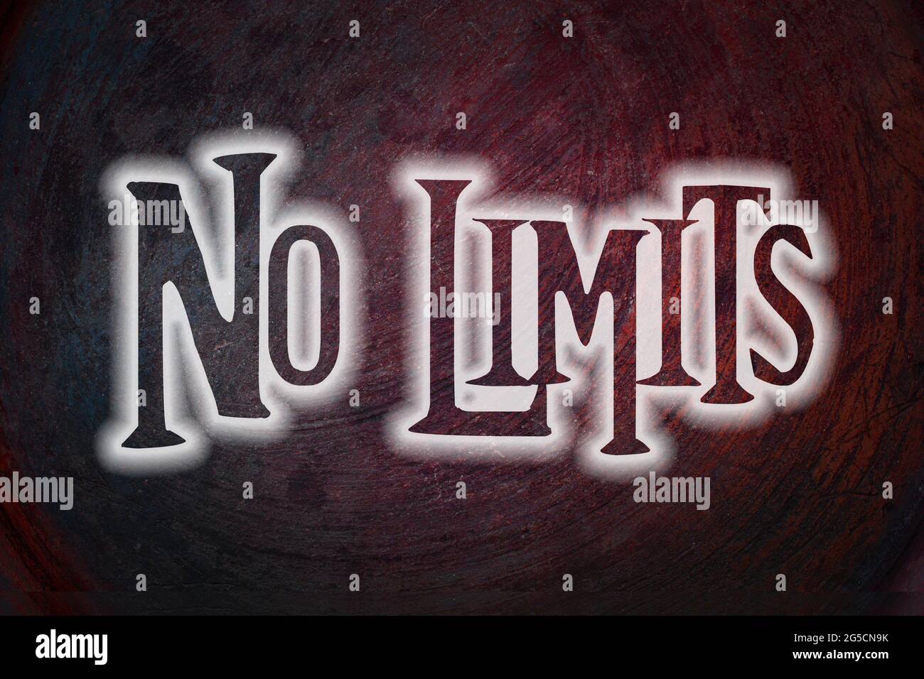 No Limits text on background Stock Photo - Alamy
