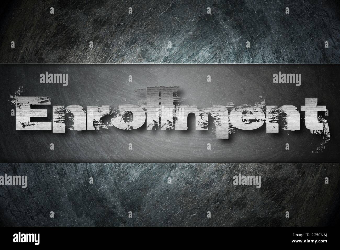 Enrollment text on background Stock Photo - Alamy