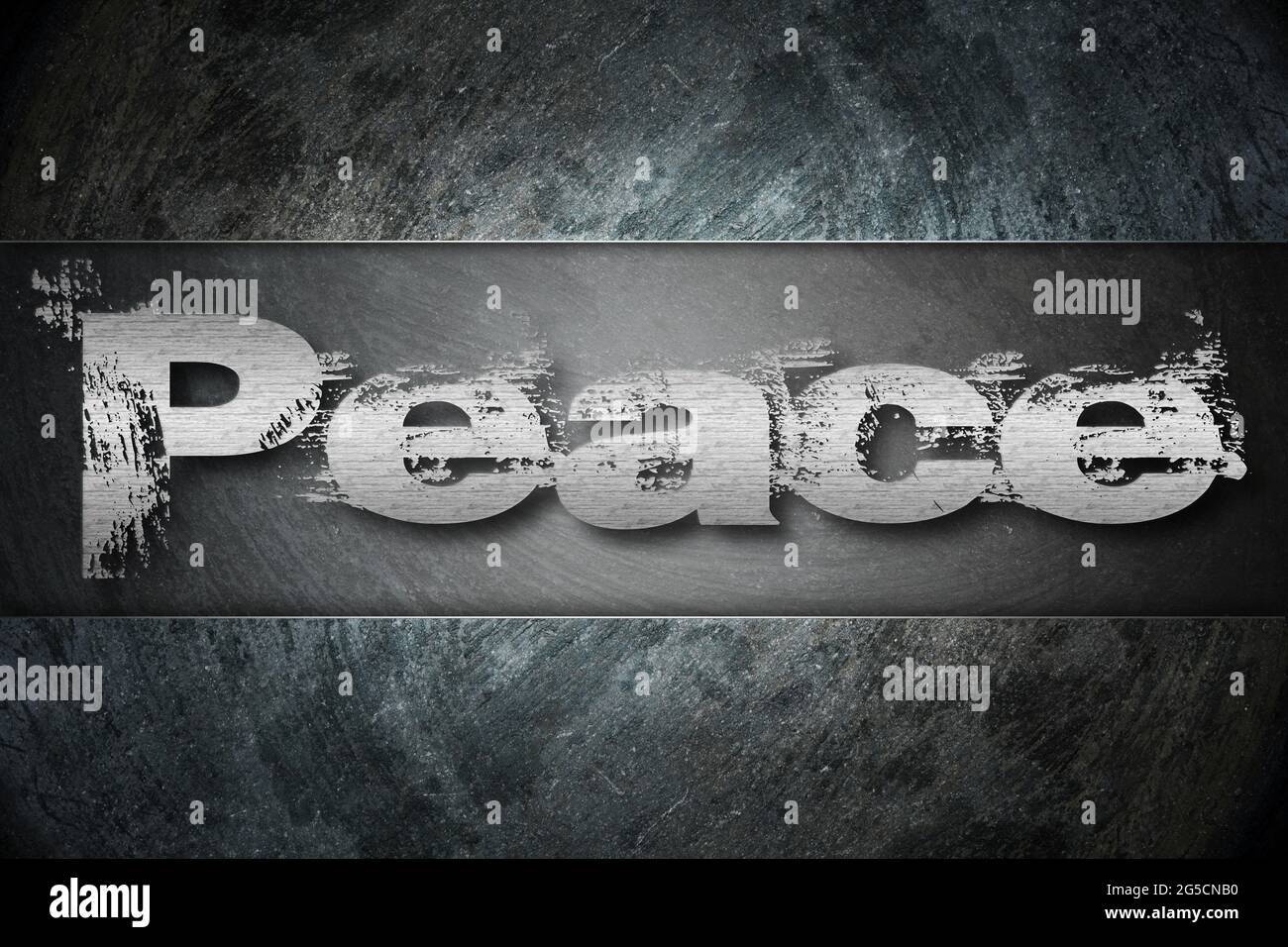 Peace text on background Stock Photo - Alamy