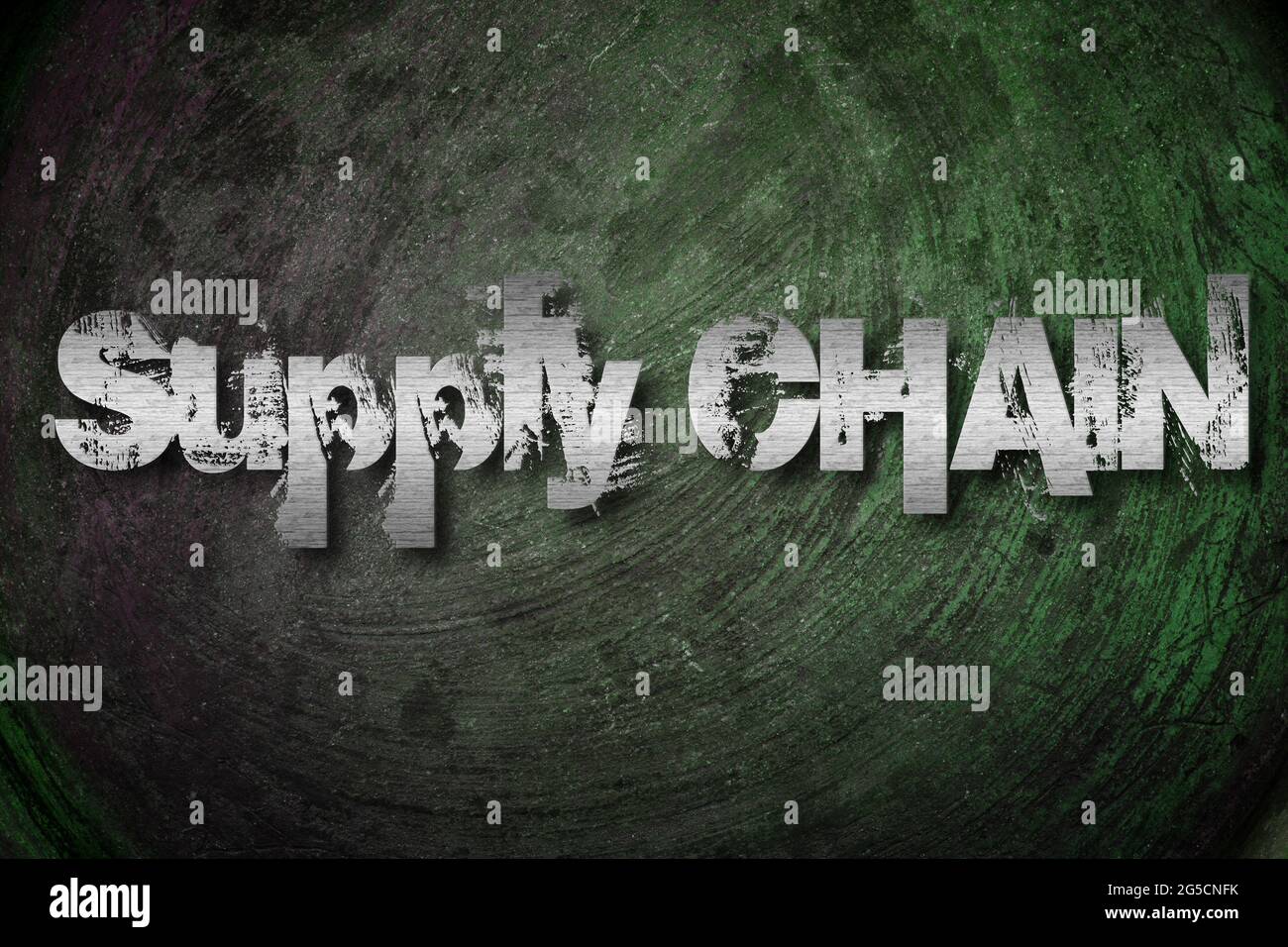 Supply Chain Concept text on background Stock Photo - Alamy