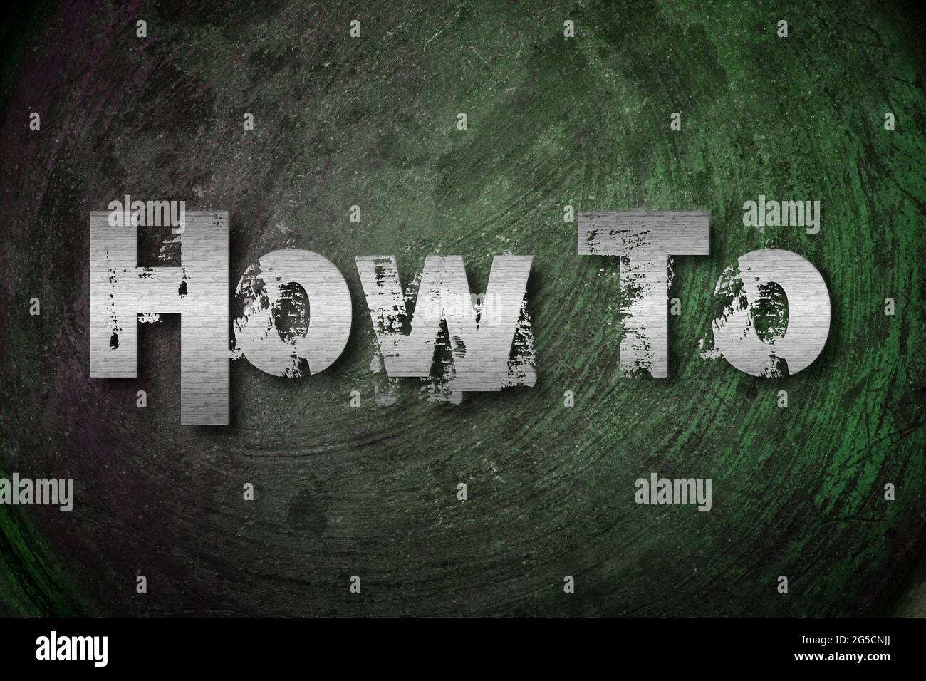 How To Concept text on background Stock Photo - Alamy