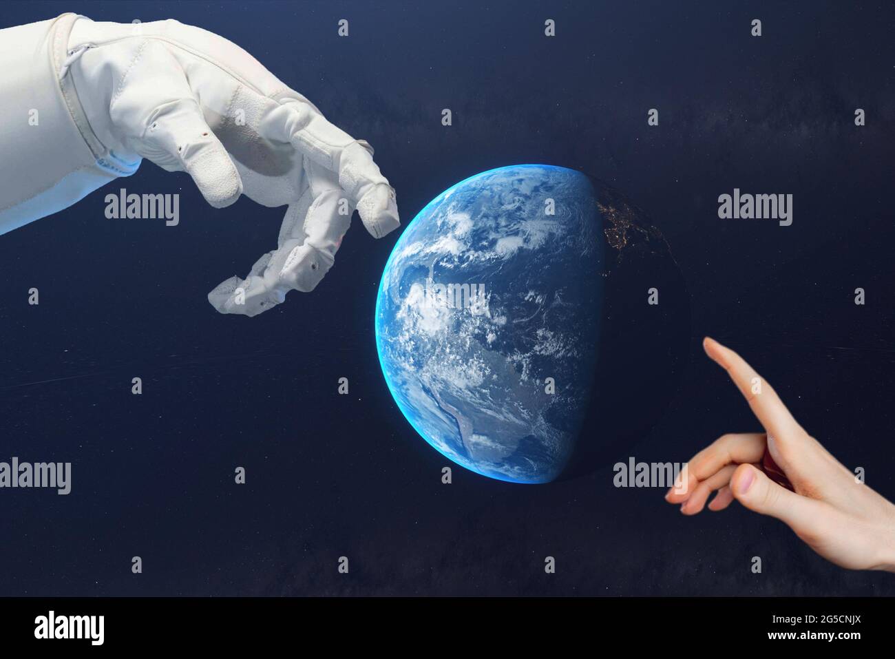 Outer Space Nasa Hand