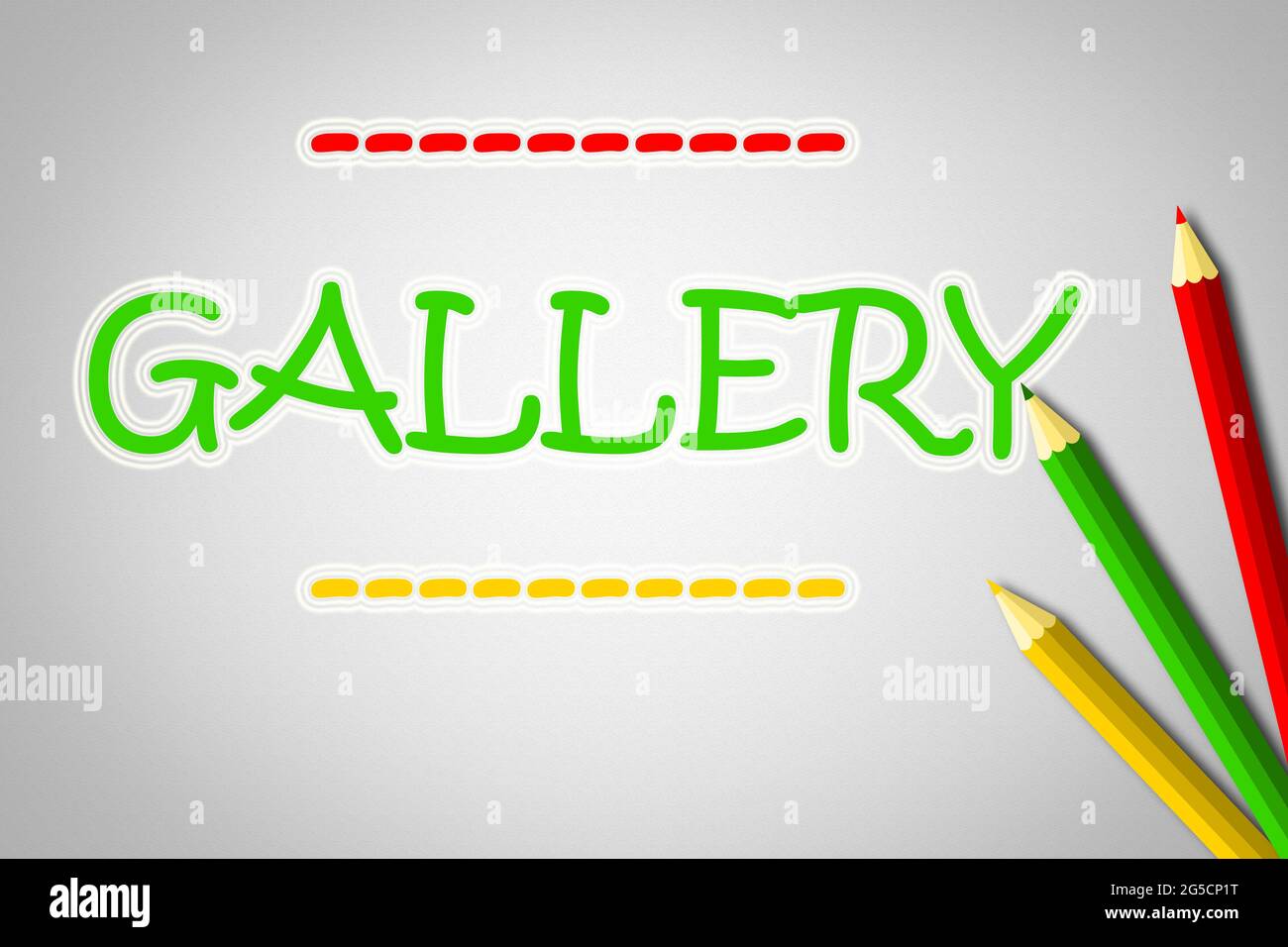 Gallery Concept text on background Stock Photo - Alamy