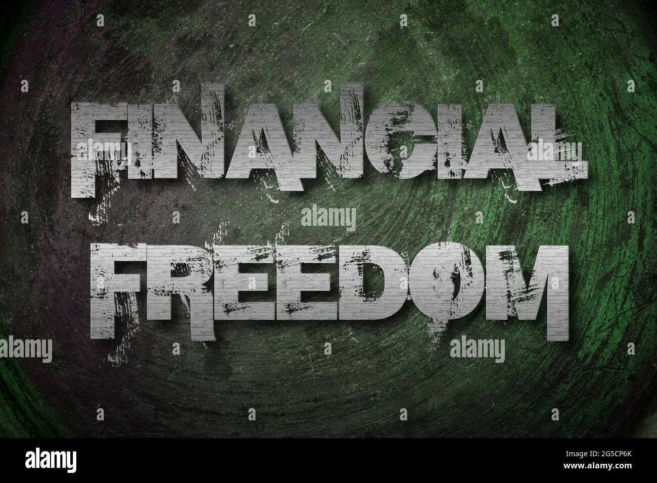 Financial Freedom Concept text on background Stock Photo - Alamy