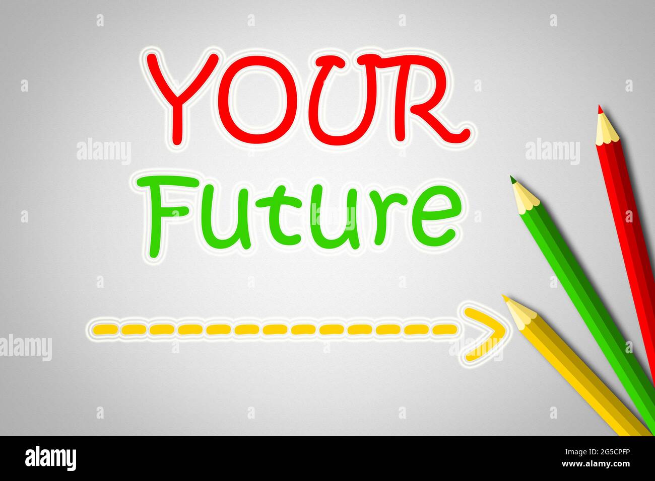 Your Future Concept text on background Stock Photo - Alamy