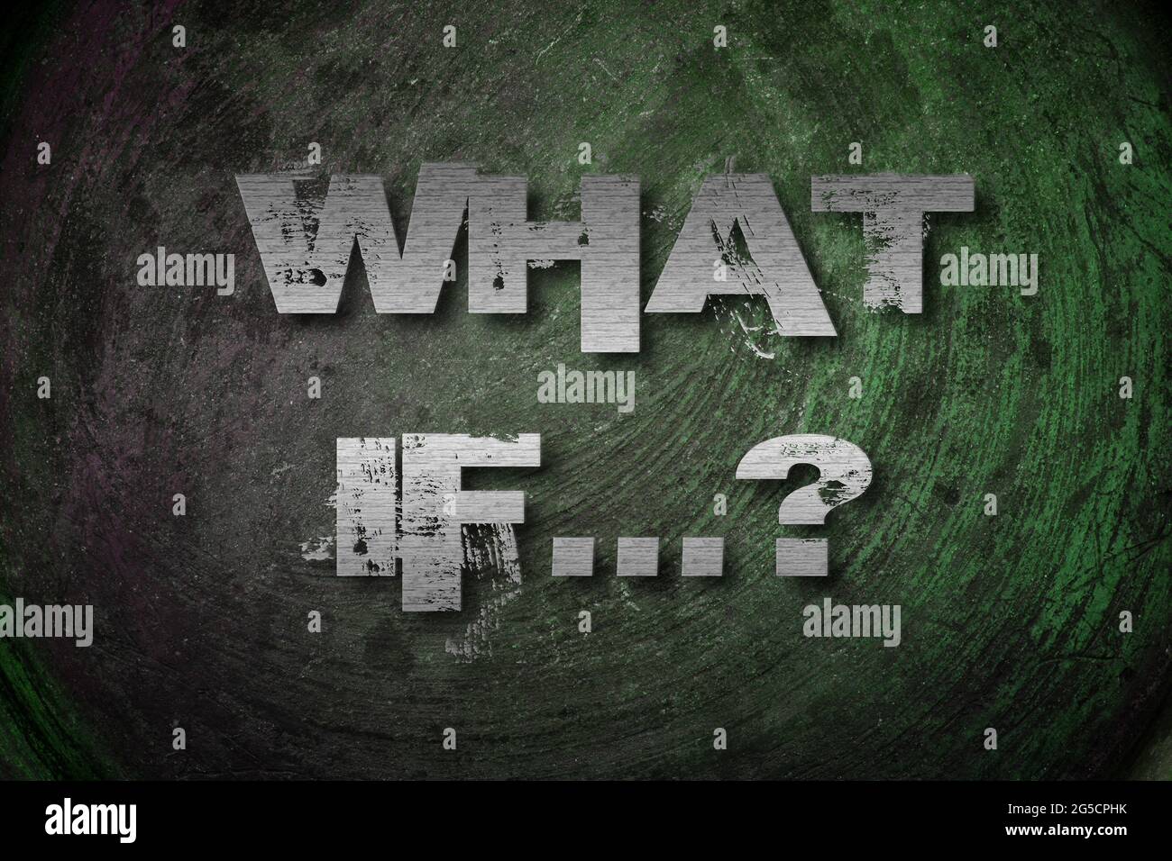 What If Concept text on background Stock Photo - Alamy