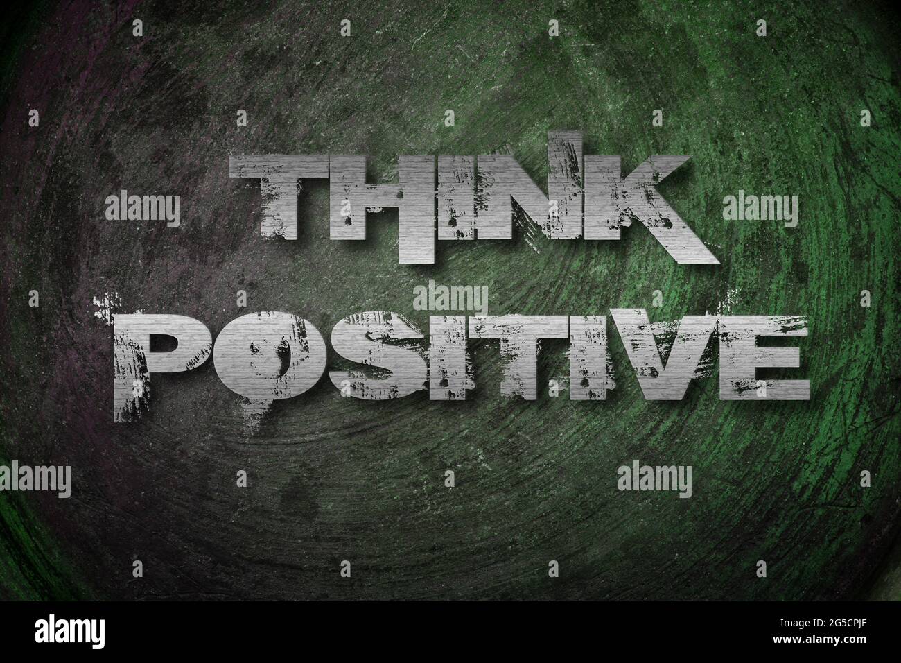 Think Positive Concept text on background Stock Photo - Alamy