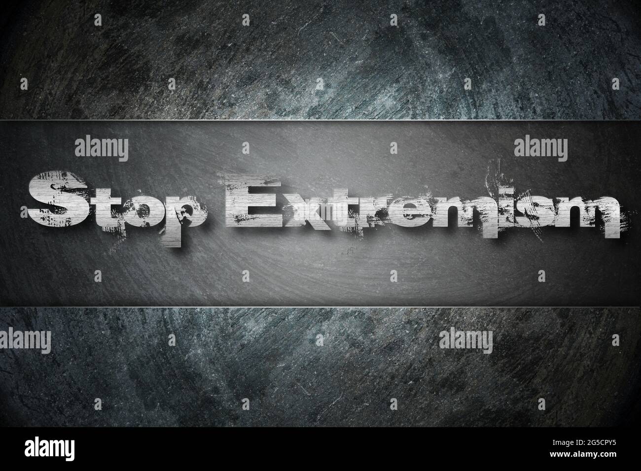 Stop Extremism Concept Stock Photo - Alamy